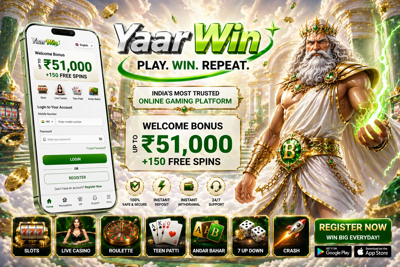 Yaar Win Daily Gift Code – Official Login and Register